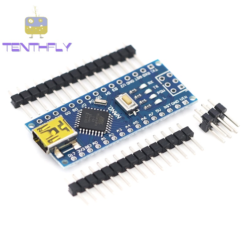 Bảng Mạch Điều Khiển Arduino Nano V3 Atmega168 PCB Không Có USB Mircro ...