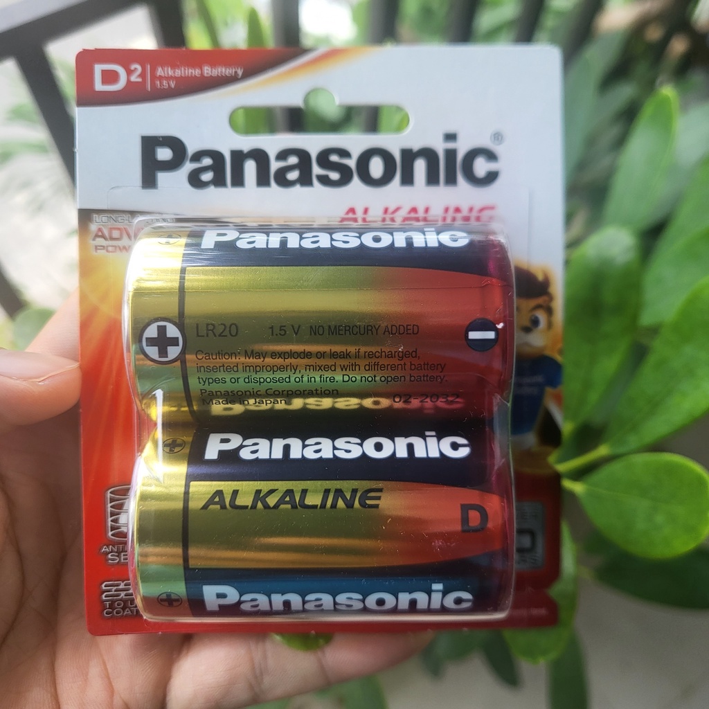Combo 2 pin đại Panasonic Alkaline - pin kiềm cỡ D LR20T/2B-V - Hàng ...