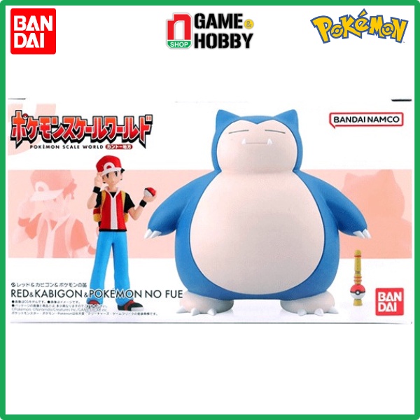 Pokemon Scale World Kanto Region Red & Snorlax & Pokemon Flute Chính ...