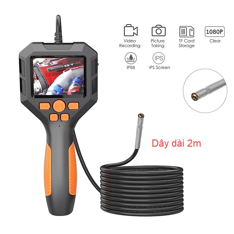 Camera Nội Soi Cầm Tay P10 Nội Soi Động Cơ, Buồng Đốt, Dàn Lạnh Chụp ...