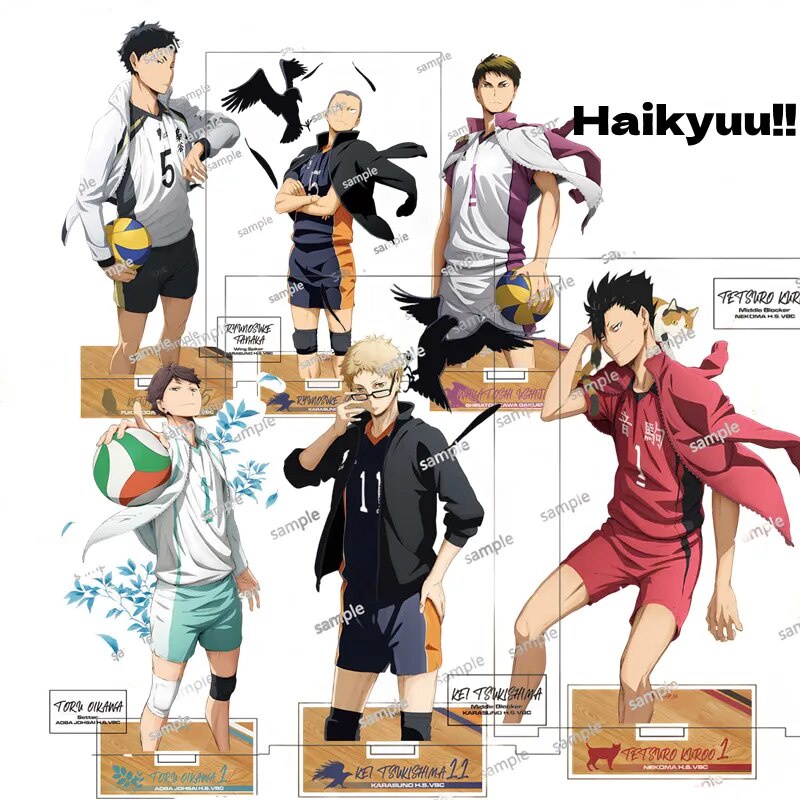 Mô hình Standee NEW Anime Haikyuu!! Hinata Shoyo kageyama tobio Kei ...