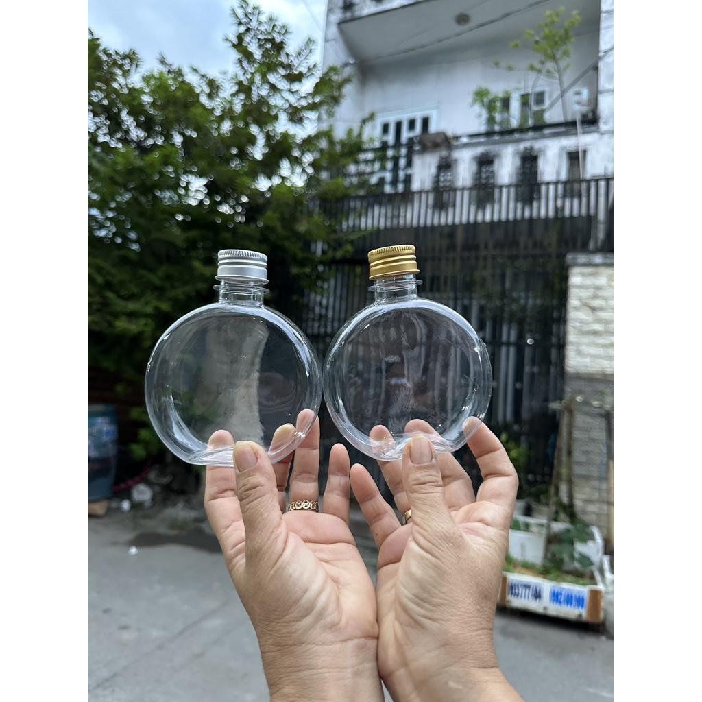 [Giá hủy diệt] 25 Chai nhựa dẹp tròn 330ml - 500ml cực đẹp | Shopee Việt Nam