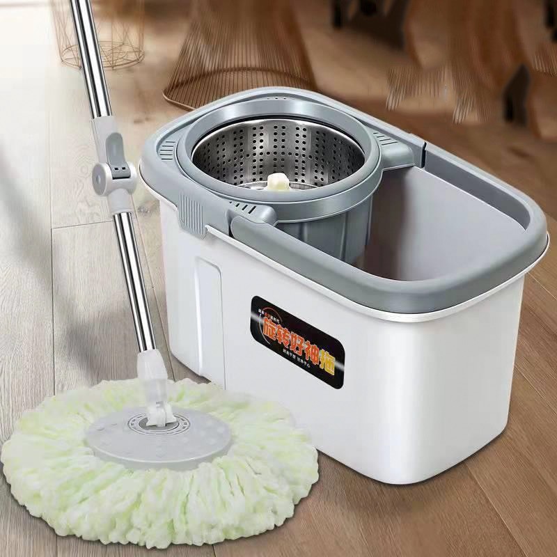 Bộ Chổi Lau Nhà Xoay 360 Độ Cao Cấp Mới Gồm 1 Chậu Giăt+2 Cây Lau+8 Bông Lau | Shopee Việt Nam