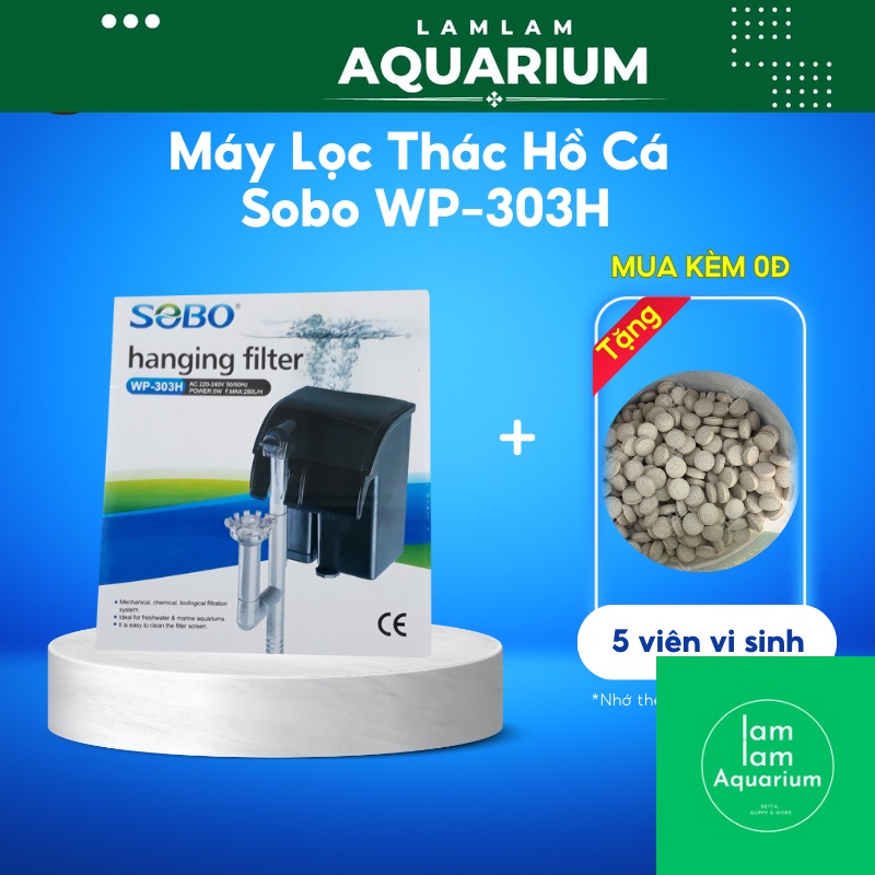Máy Lọc Thác Hồ Cá Sobo WP-303H - Bộ Lọc Treo Dành Cho Bể Cá [303H] | Shopee Việt Nam