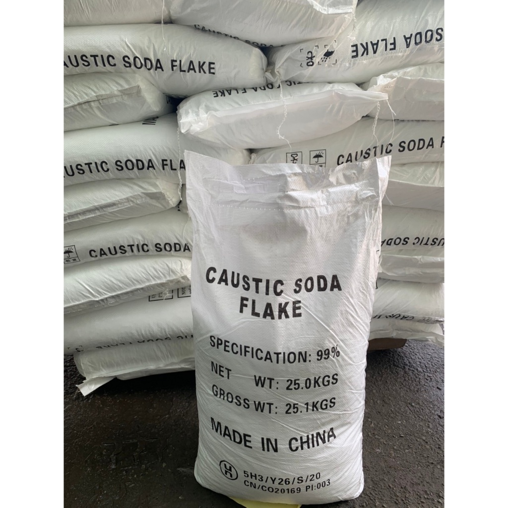 (Bao 25kg - 17k/kg) Caustic soda flake - Xút vảy NaOH giá sỉ (1kg ...