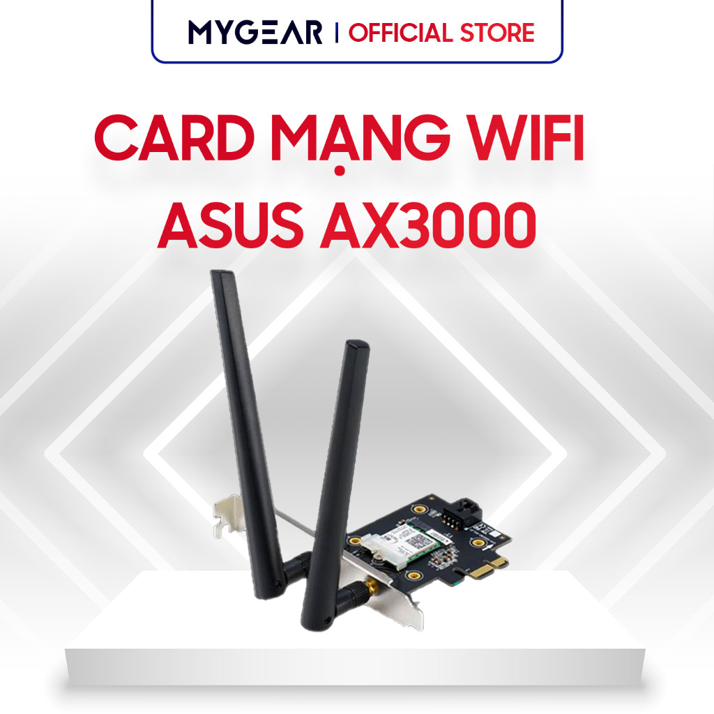 Card mạng wifi bluetooth Asus AX3000 PCI-E Wifi 6 Bluetooth 5.0 - New ...