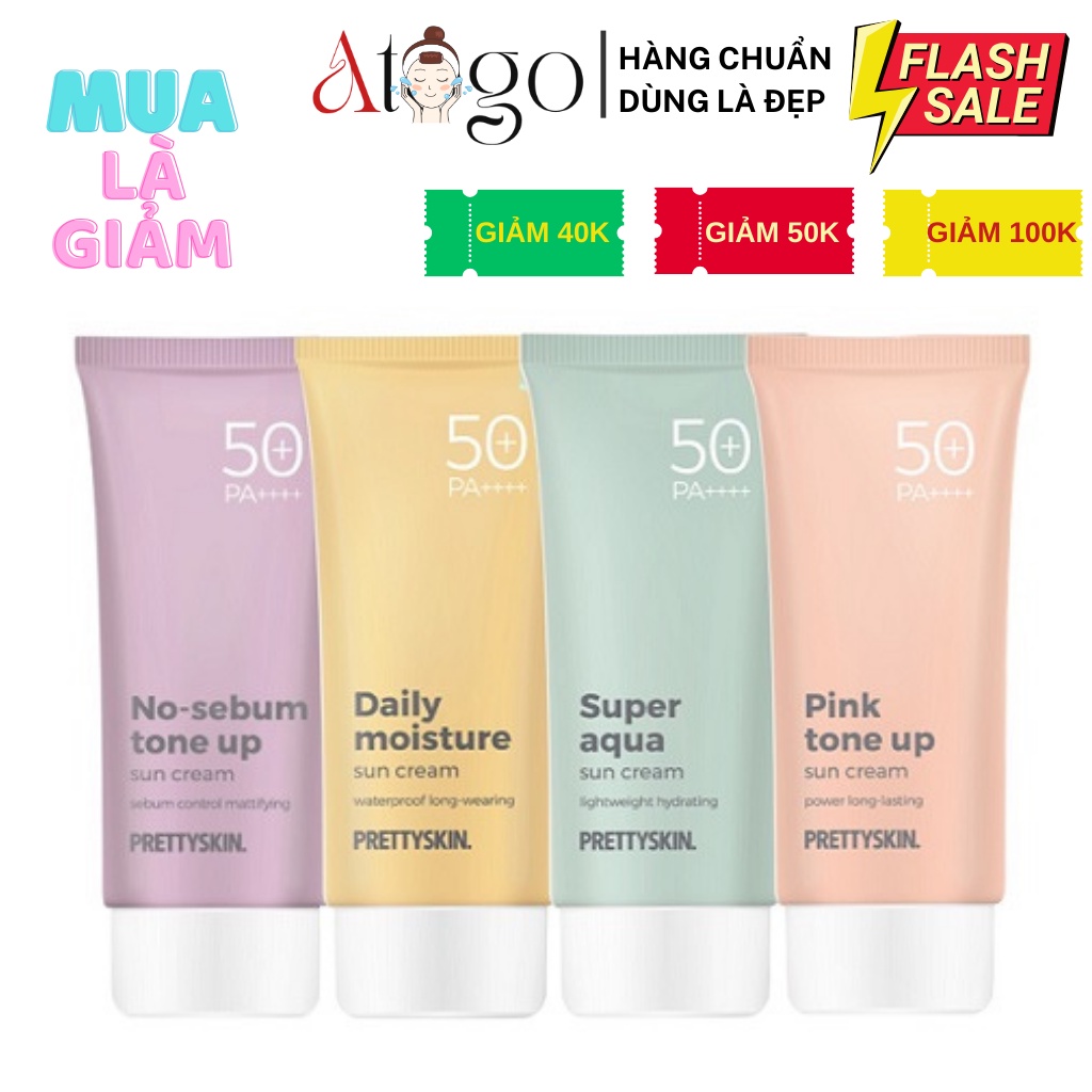 [CHÍNH HÃNG] Kem chống nắng Pretty Skin Sun Cream SPF 50+ PA++++ (70g ...