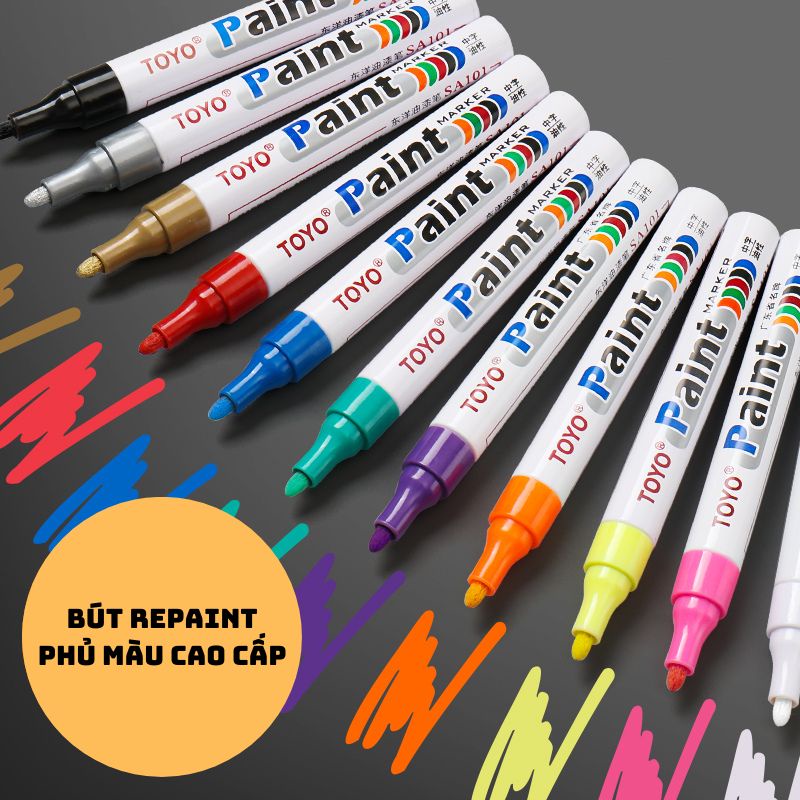 Bút Repaint tẩy trắng,đổi màu, phục hồi giày, siêu tốc - Toyo | Shopee ...
