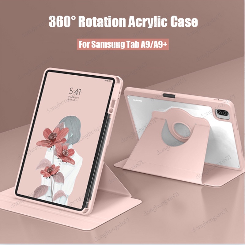360° Bao Đựng Máy Tính Bảng Bằng acrylic Có Giá Đỡ Xoay Được Cho ...