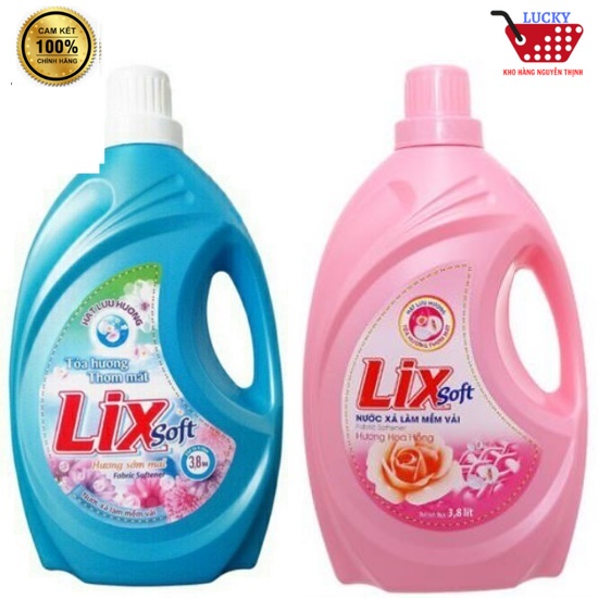 Nước xả vải Lix 1.8kg/ 2,2l/ 3,6kg Hàng chính hãng | Shopee Việt Nam