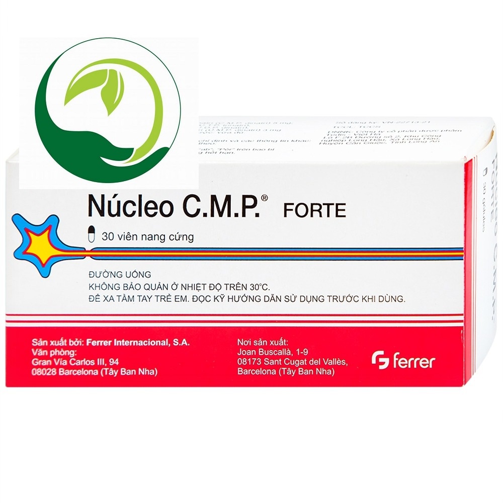 Viên uống bổ dây thần kinh Nucleo CMP forte hộp 30 viên nhập khẩu chính ...