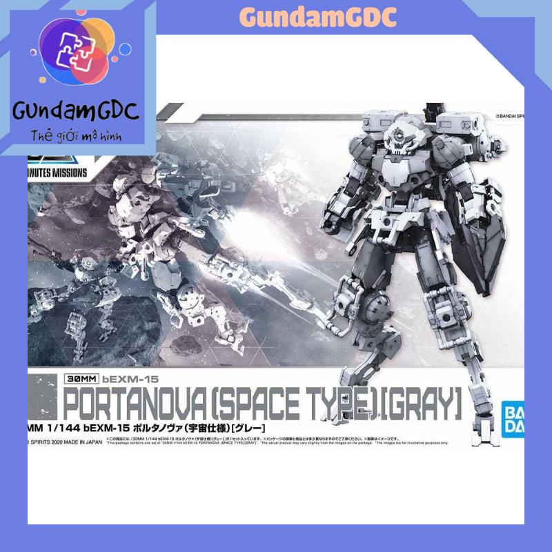 Mô hình lắp ráp 30MM 1/144 PORTANOVA SPACE TYPE GRAY 4573102588715 ...