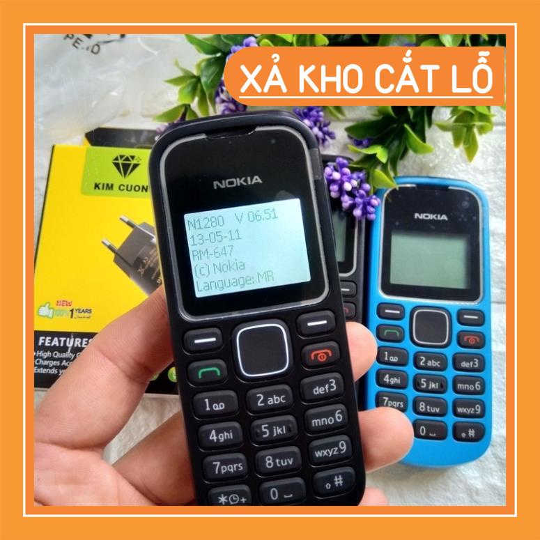 Điện thoại Nokia 1280 Zin Chính Hãng Đủ Phụ Kiện Pin Sài Cả Tuần. BH 1 ...