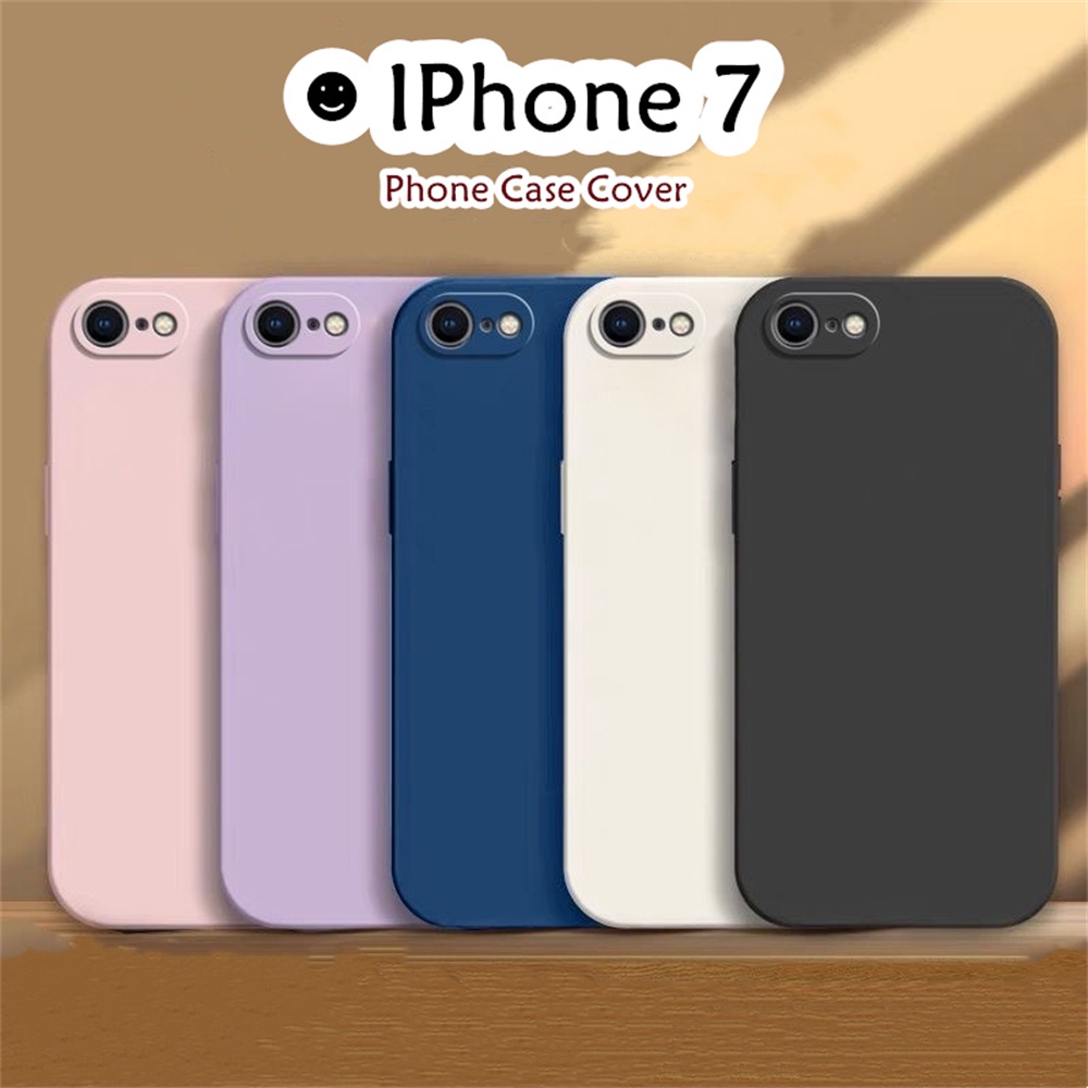 Ốp Điện Thoại Silicon Màu Trơn Đơn Giản Chống Bụi Cho iphone 7 | Shopee ...