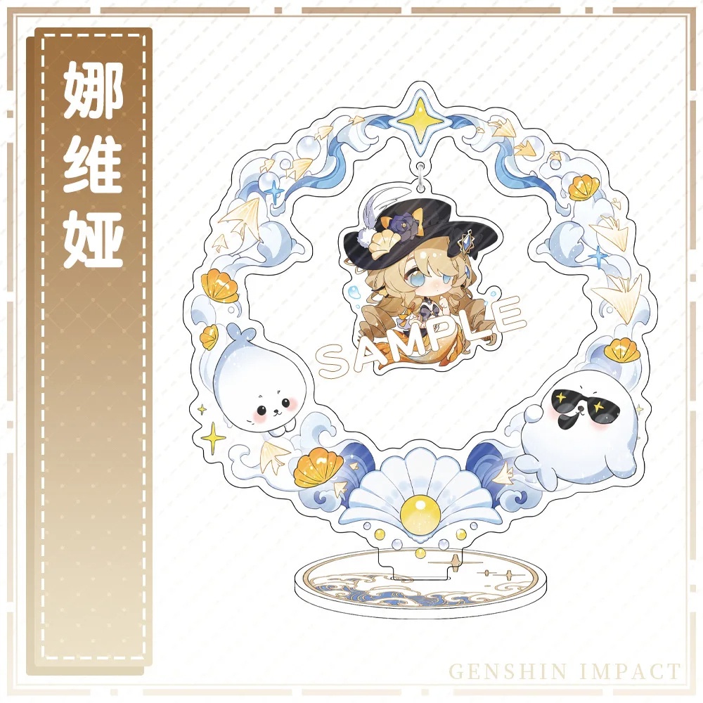 Mô hình Standee Game Genshin Impact Figures Furina Neuvillette Acrylic ...