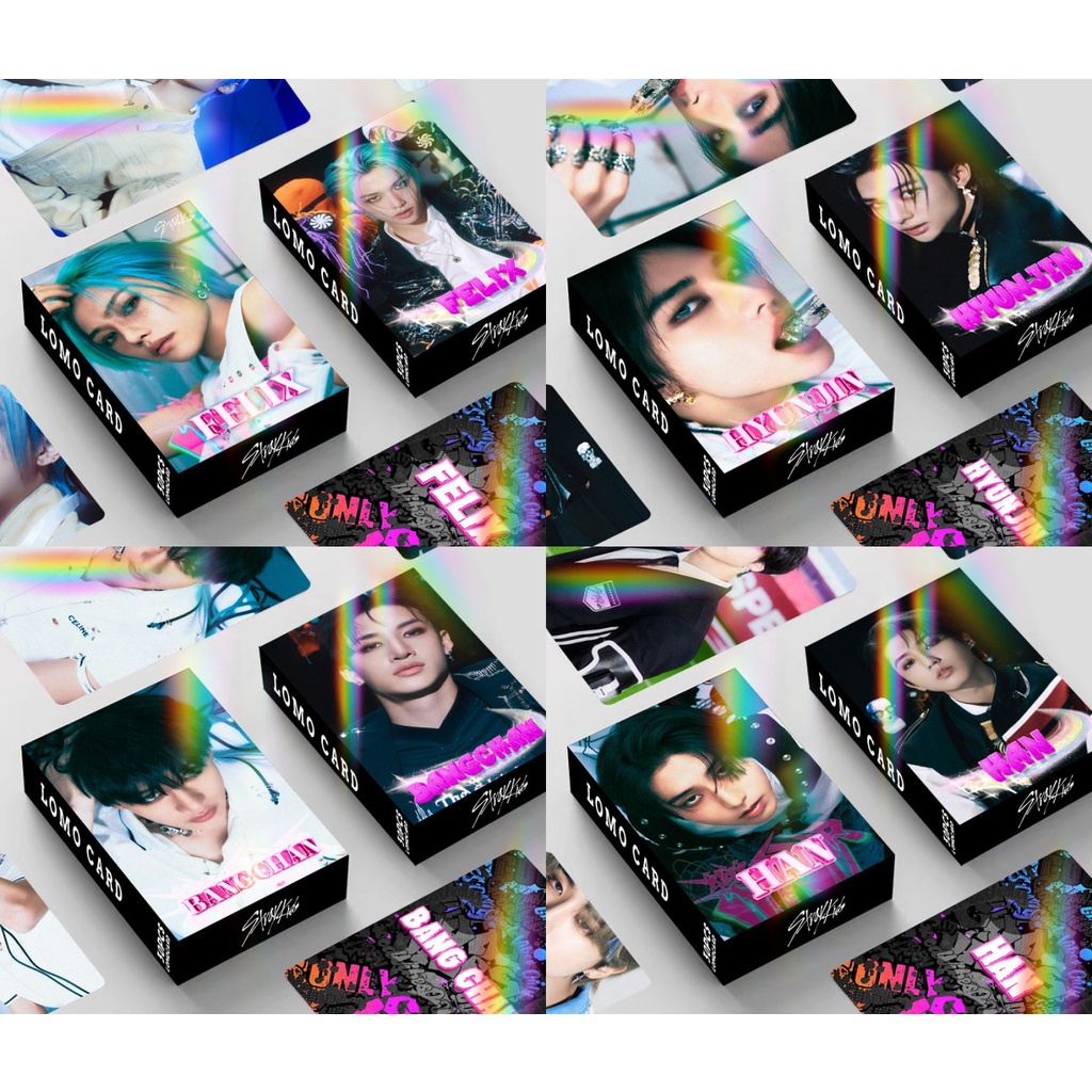 Set 30 Tấm Ảnh Lomo 5 Sao Laser Hologram Bangjin FELIX Chanjin HAN I.N ...