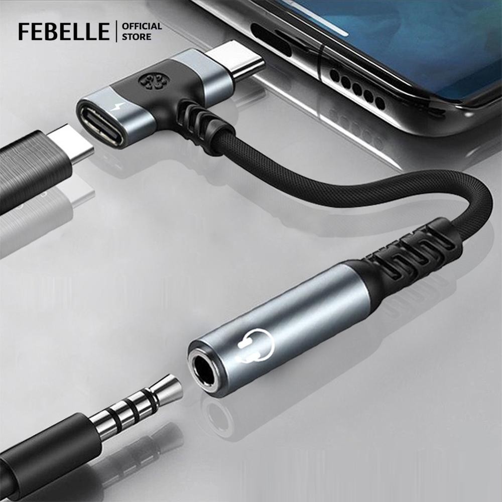 Bộ chia USB C 2 trong 1 PD Cáp sạc nhanh Loại C sang 3 5 Jack Bộ chuyển đổi âm thanh | Shopee ...