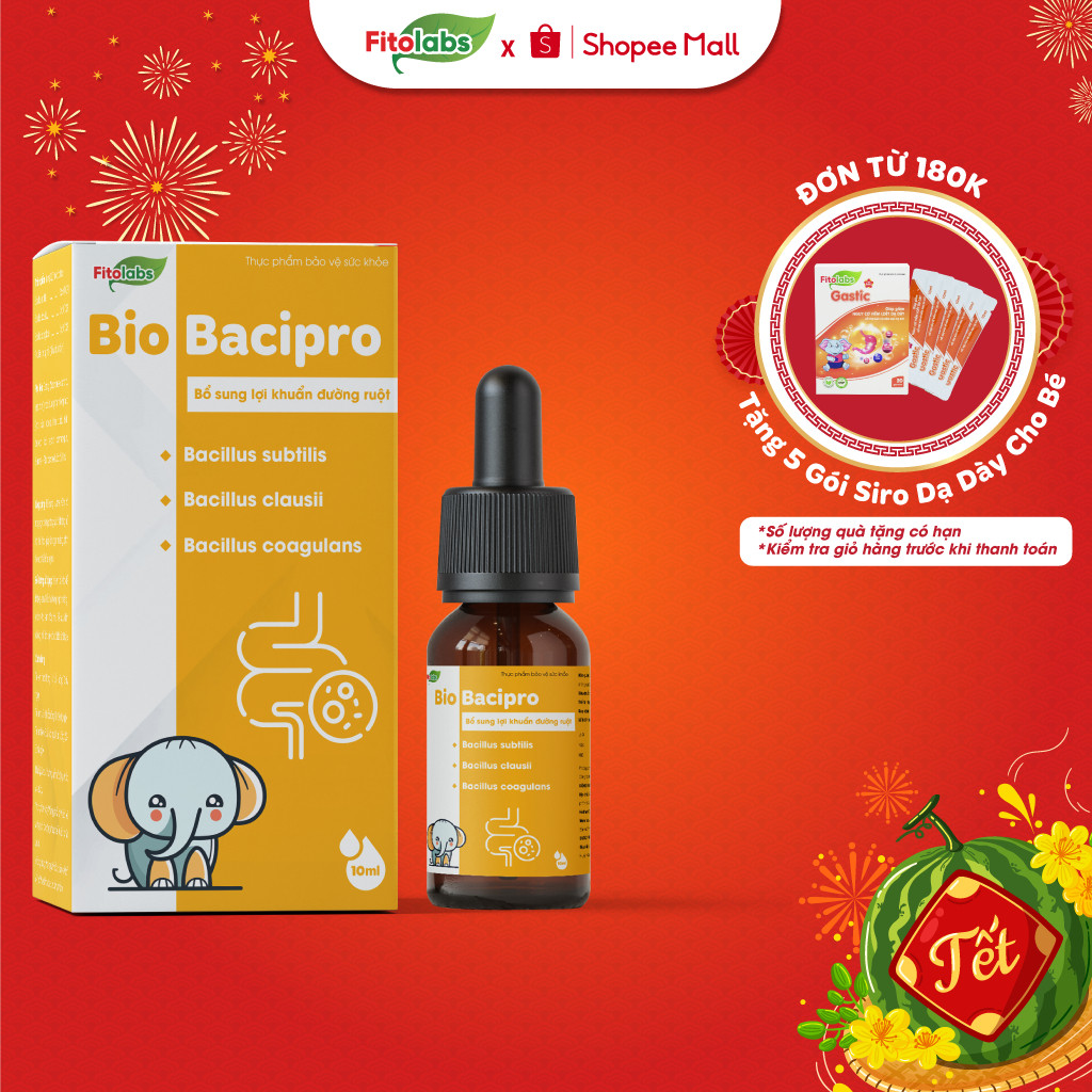 Men Vi Sinh Nhỏ Giọt Bio Bacipro Cho Bé Bổ Sung Lợi Khuẩn Tăng Cường Hệ ...