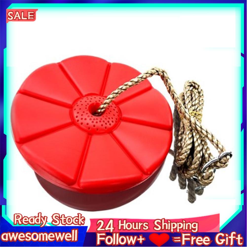 Aweso Disc Rope Swing Develop Muscle Strength Easy To Install Heavy ...