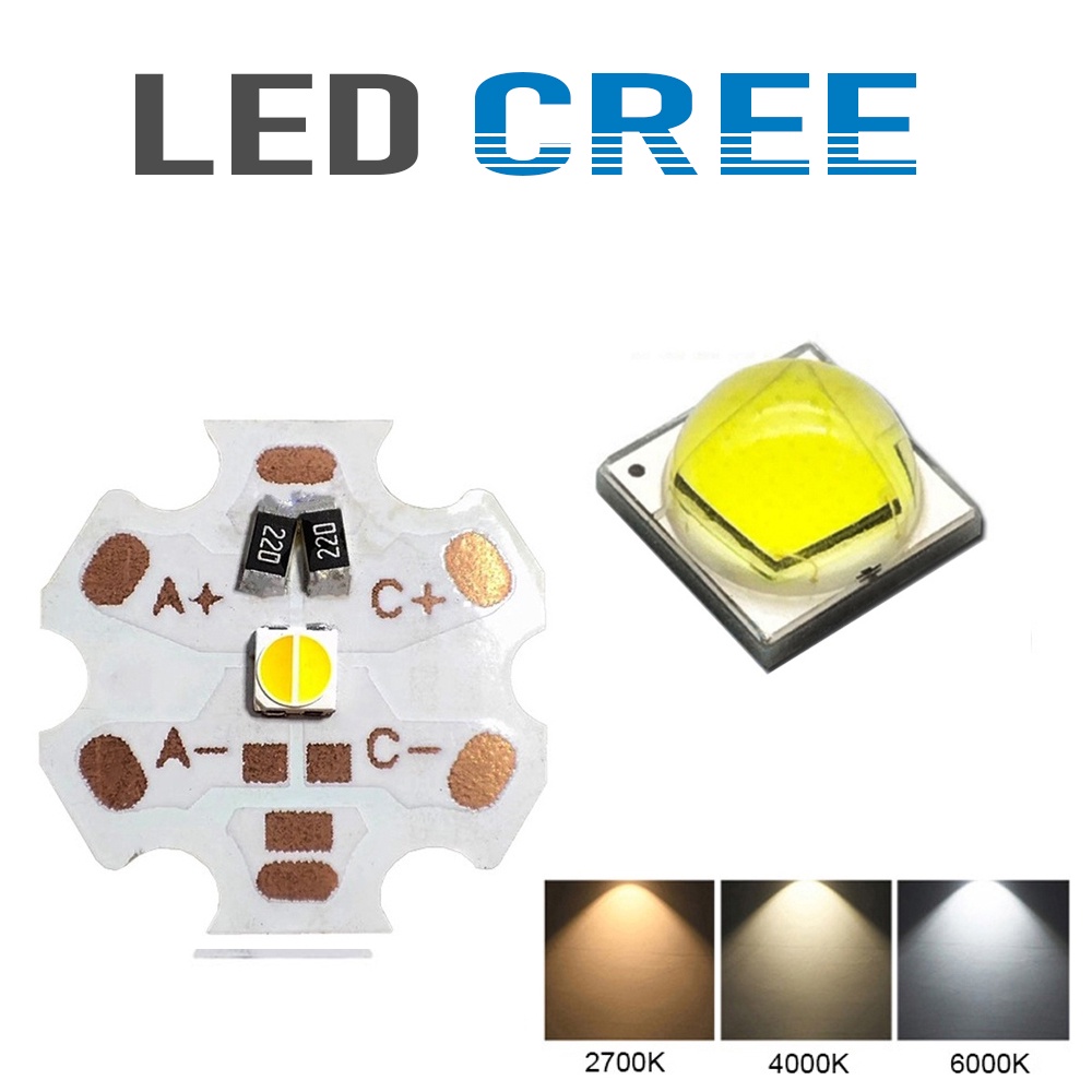 Bóng đèn LED cree 3 chế độ sáng 1W, 3W, 5W - 5V (20mm) | Shopee Việt Nam