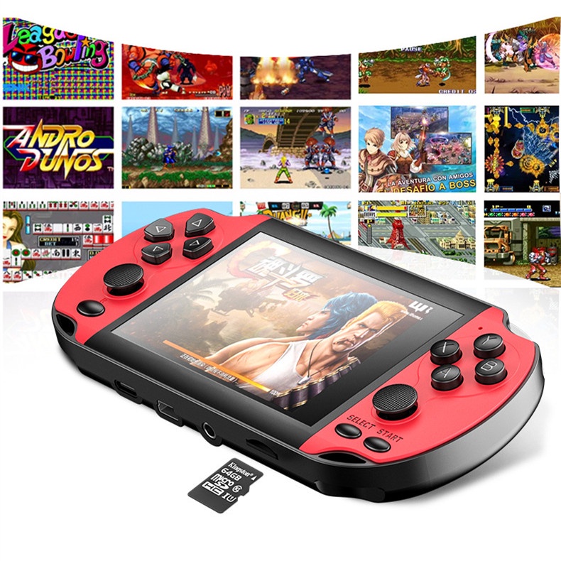 Máy Chơi game Cầm Tay psp x7 8gb Tích Hợp 1200 Trò Chơi Cổ Điển Hỗ Trợ ...