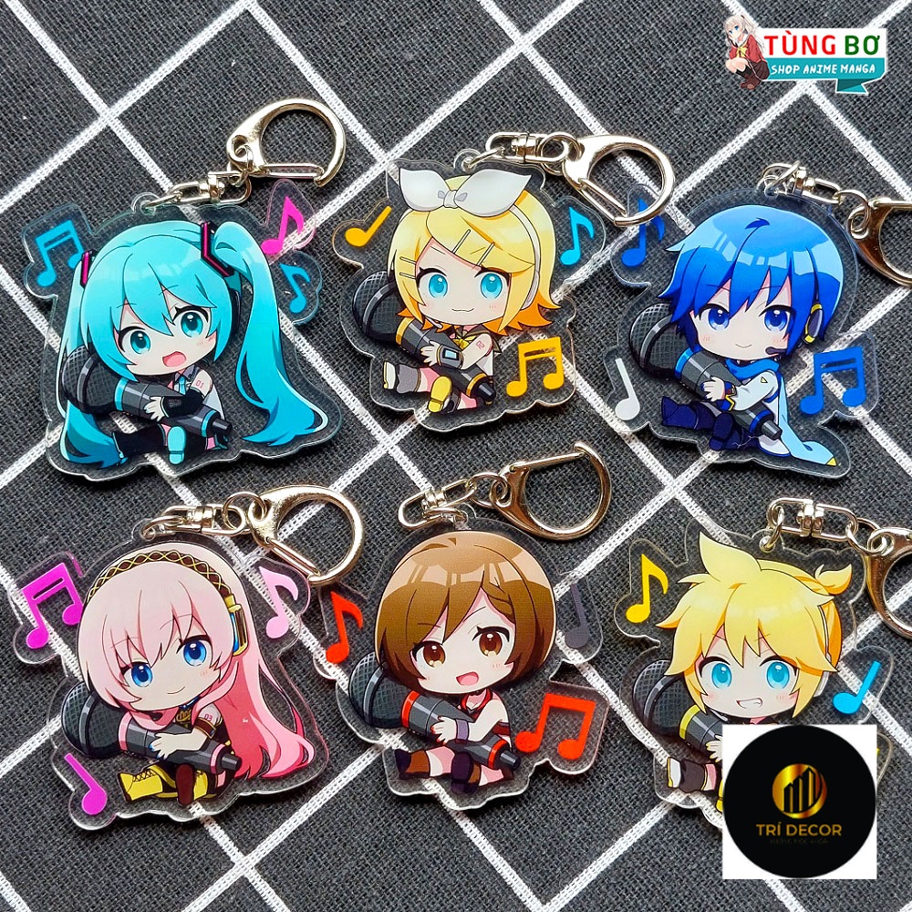 Móc Khóa Vocaloid (Miku, Rin, Len, Luka, Kaito, Meiko) | Shopee Việt Nam