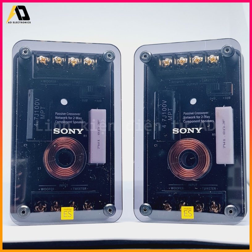 Phân tần 2 way 2 đường tiếng chính hãng SONY diy speaker from dientuad (GIÁ 1 CẶP) | Shopee Việt Nam