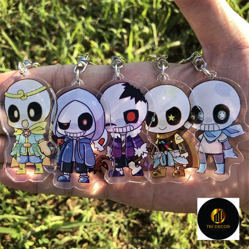 Móc khoá Game Undertale Sans Keychain Anime Manga Nhật Bản Phụ Kiện ...
