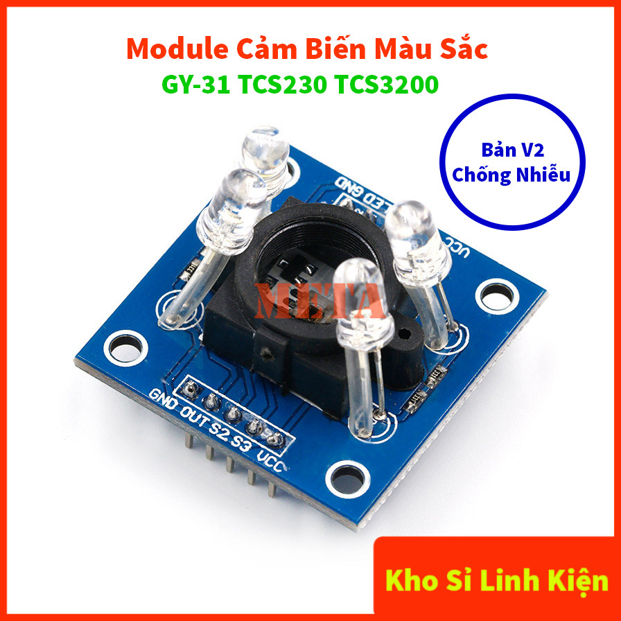 Mạch Cảm Biến Màu Sắc GY-31 TCS3200/TCS230 V2 - Chống Nhiễu | Shopee ...