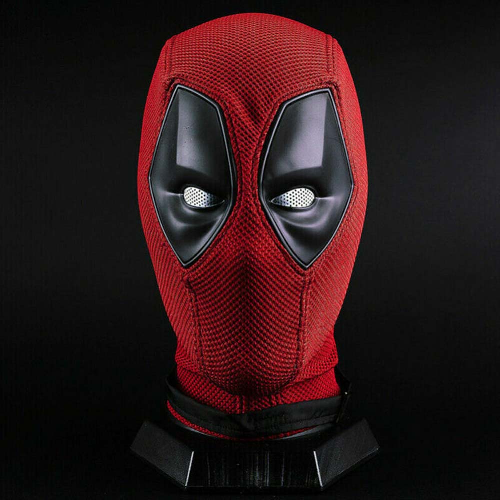Halloween Masquerade Latex Mask Deadpool Full Face Head Cover Costume ...