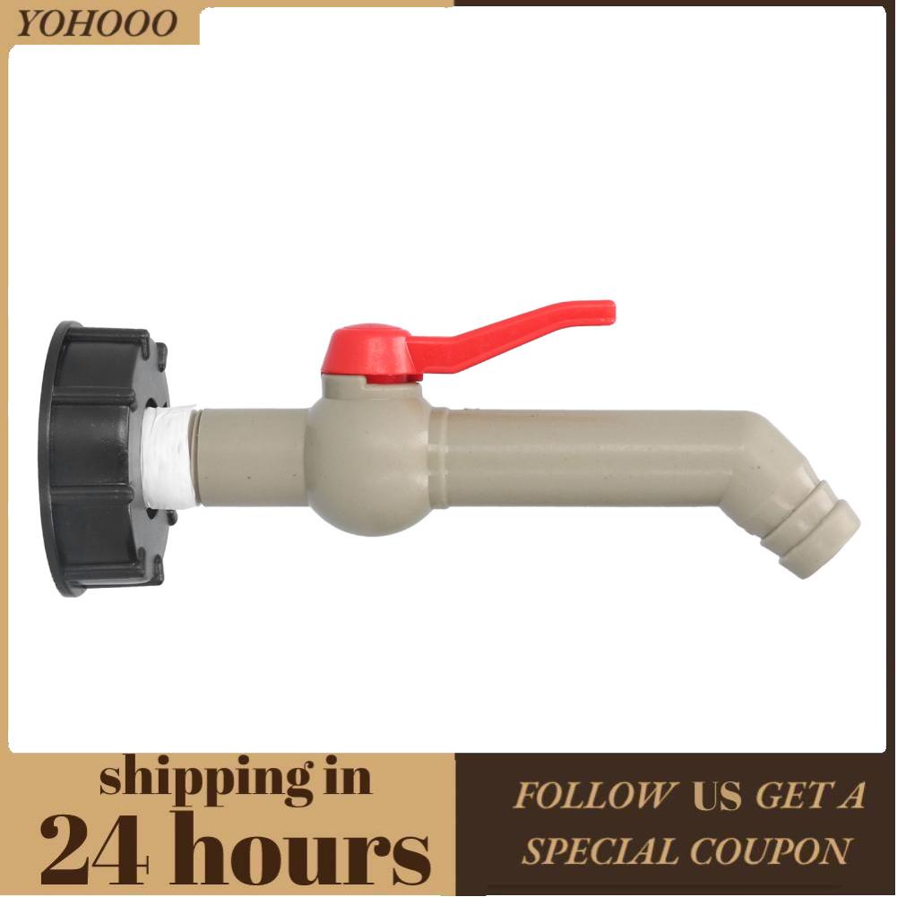 Yohooo IBC Tank Tap Adapter Fittings 60mm Inlet Dia Replacement Drain ...