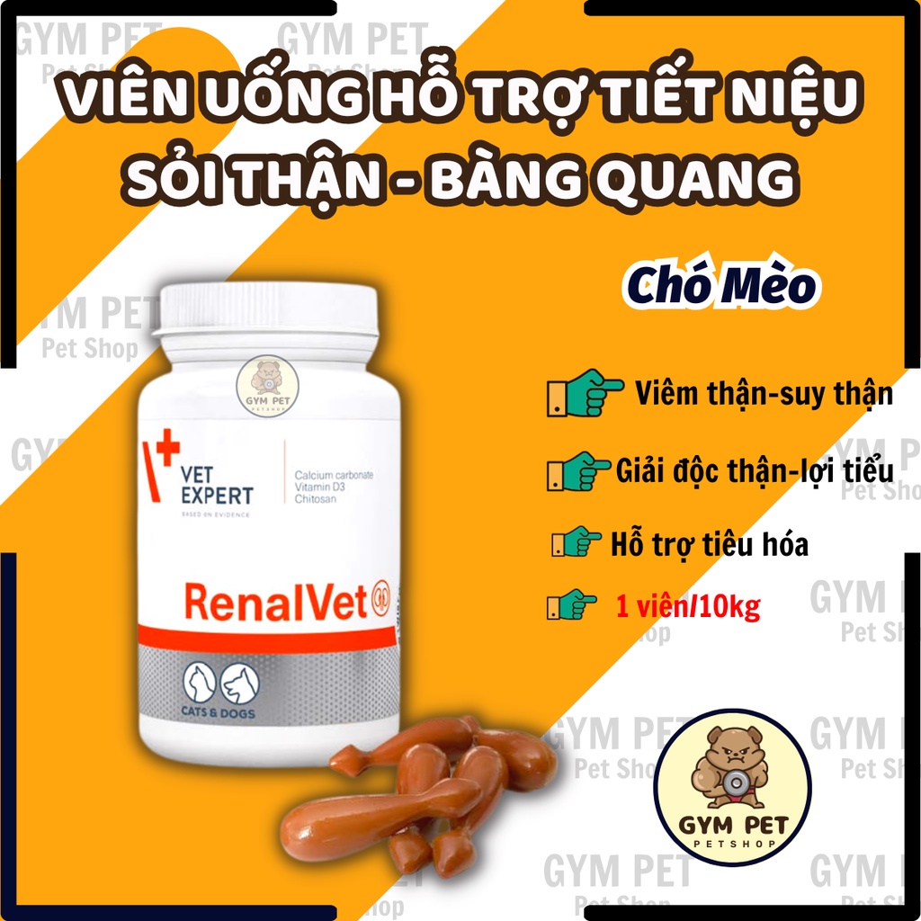 RenalVet Expert viên uống vitamin thận cho chó mèo | Shopee Việt Nam
