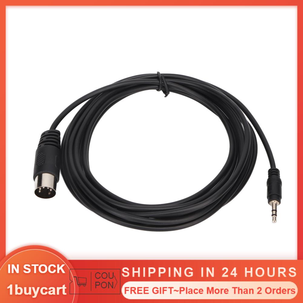 1buycart1 DIN 5 Pin To 3.5mm Cable Free Clear Signal 5Pin Male Mal DCL ...