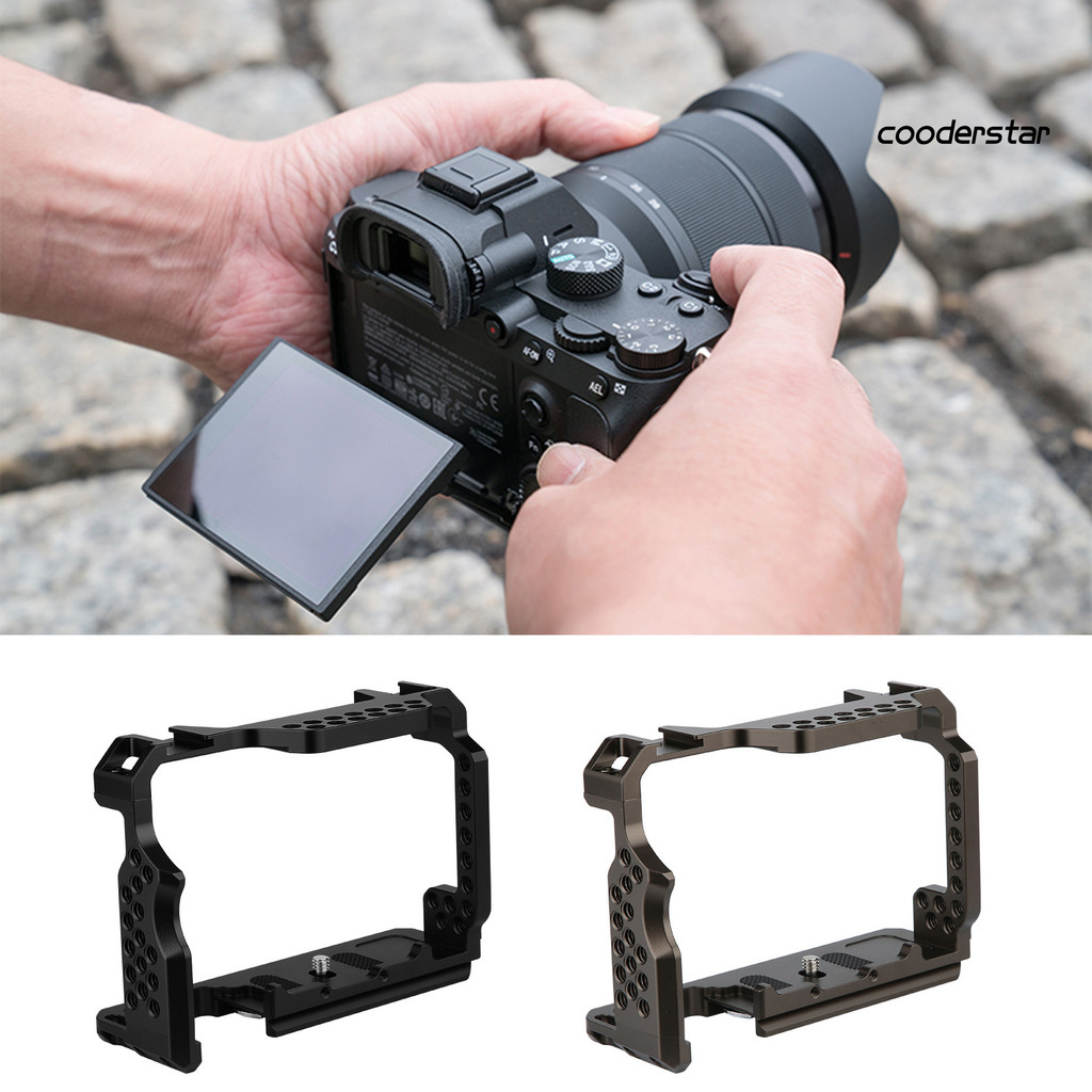 [Cs] Lồng Máy Ảnh Ngăn Ngừa Trầy Xước Phụ Kiện Máy Ảnh Nhiều Lỗ Ren Lồng Thỏ Để Chụp Ảnh Cho ...