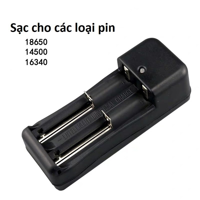 Bộ sạc pin cho nhiều loại pin 18650 / 4500 /16340 lithium 3.7V thông ...
