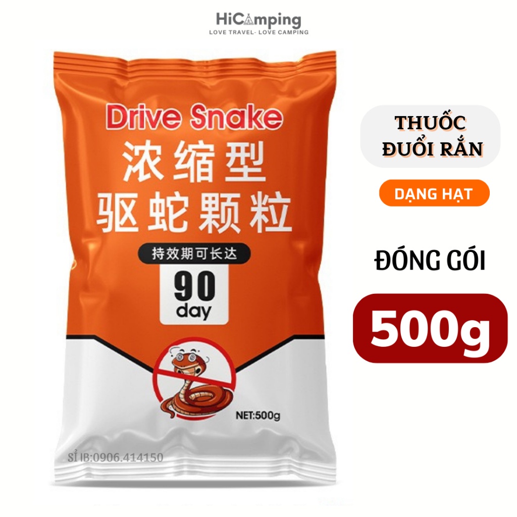 Thuốc Đuổi Rắn Drive Snake - Dạng Hạt - Gói 500g - Không bị mưa trôi ...