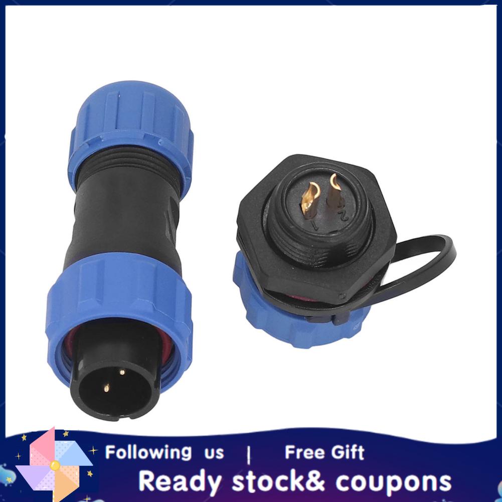 Xiyijia IP68 3 Pin Aviation Connector Butt Joint Plug Socket Electrical ...