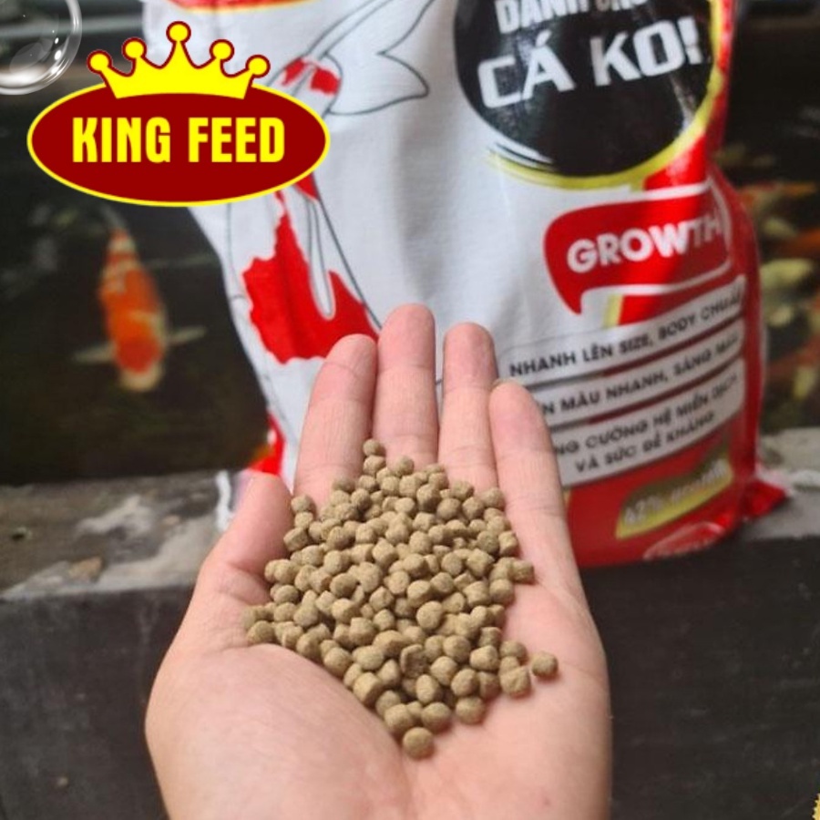 5kg Cám Cá Koi King Feed Siêu Tăng Trưởng, Thức ăn cho cá Koi King Feed ...