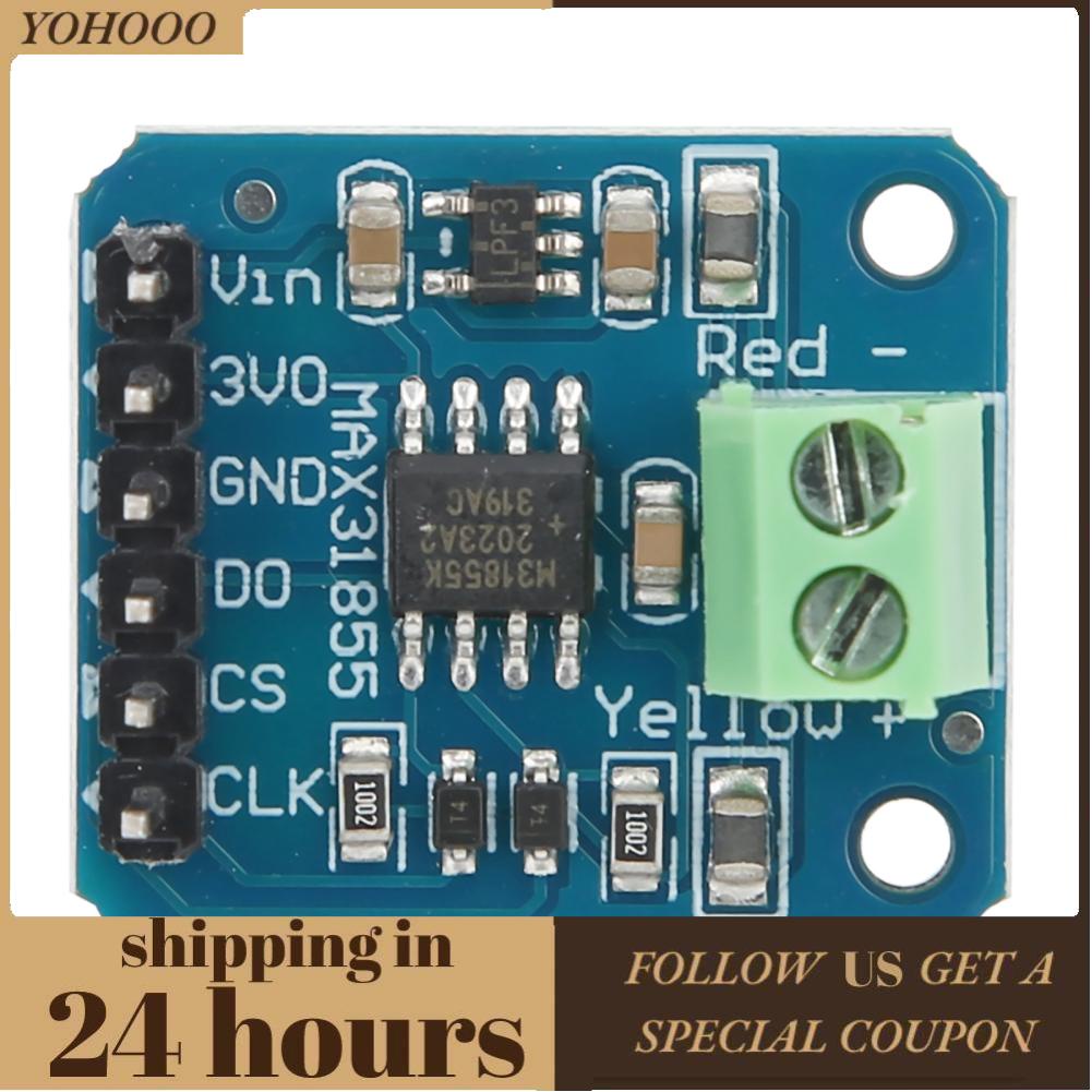 Yohooo Mô-đun cảm biến nhiệt độ cặp nhiệt điện loại MAX31855 K -Cổng ...