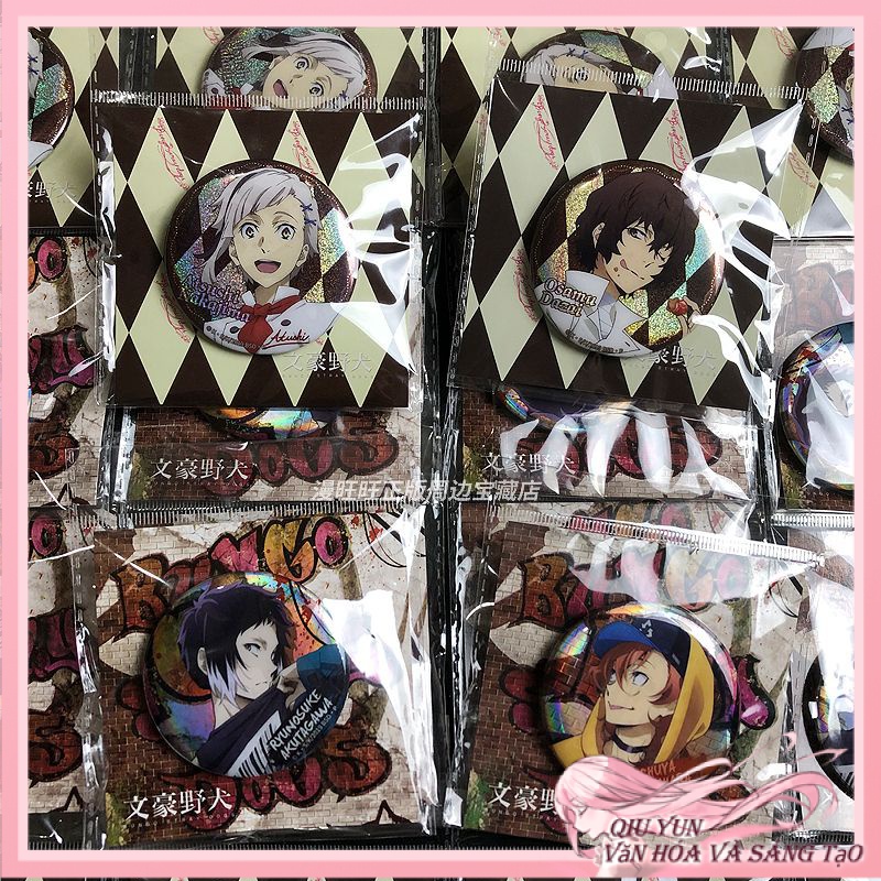 Huy Hiệu Hai Chiều Hình Nhân Vật Anime Bungou Stray Dog Merchandise ...