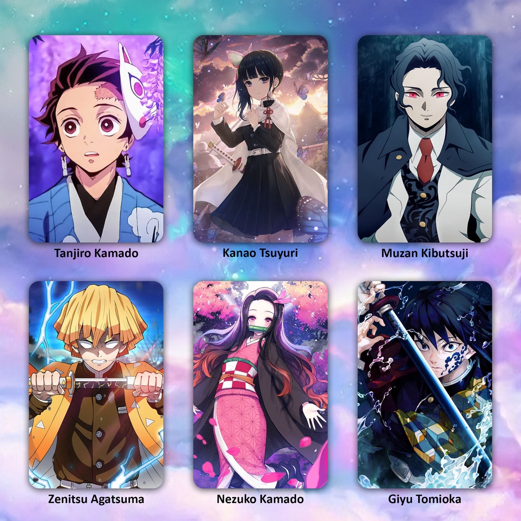 MIỄN PHÍ SHIP Card Bo Góc Kimetsu No Yaiba - KNY 1 Thẻ Bài Nhân Vật ...