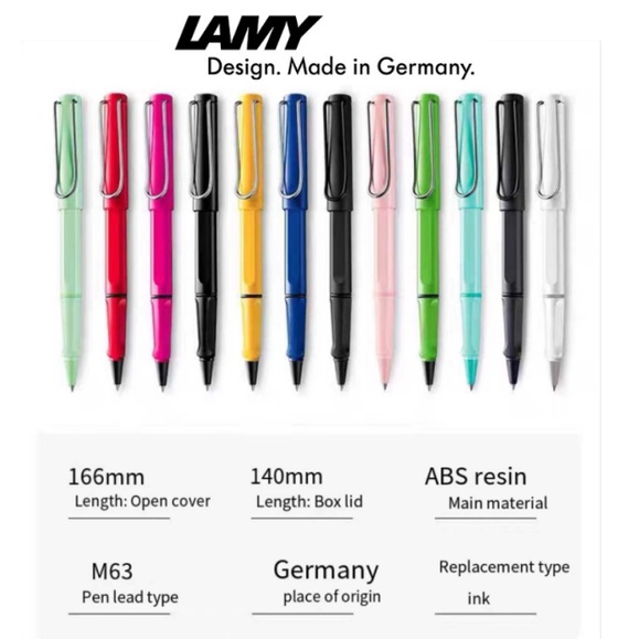 [30 Màu & 1 Hộp] Bút Bi Lăn lamy safari Phiên Bản Giới Hạn 2019 pastel - lamy 2022 | Shopee Việt Nam
