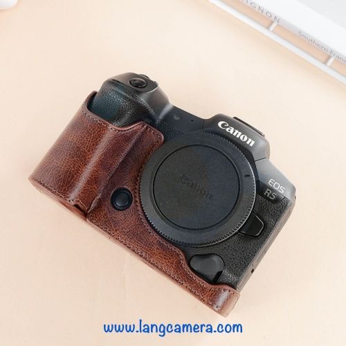 Bao Da Halfcase Máy Ảnh Canon EOS R5, R6, R6ii - Mẫu Mới | Shopee Việt Nam