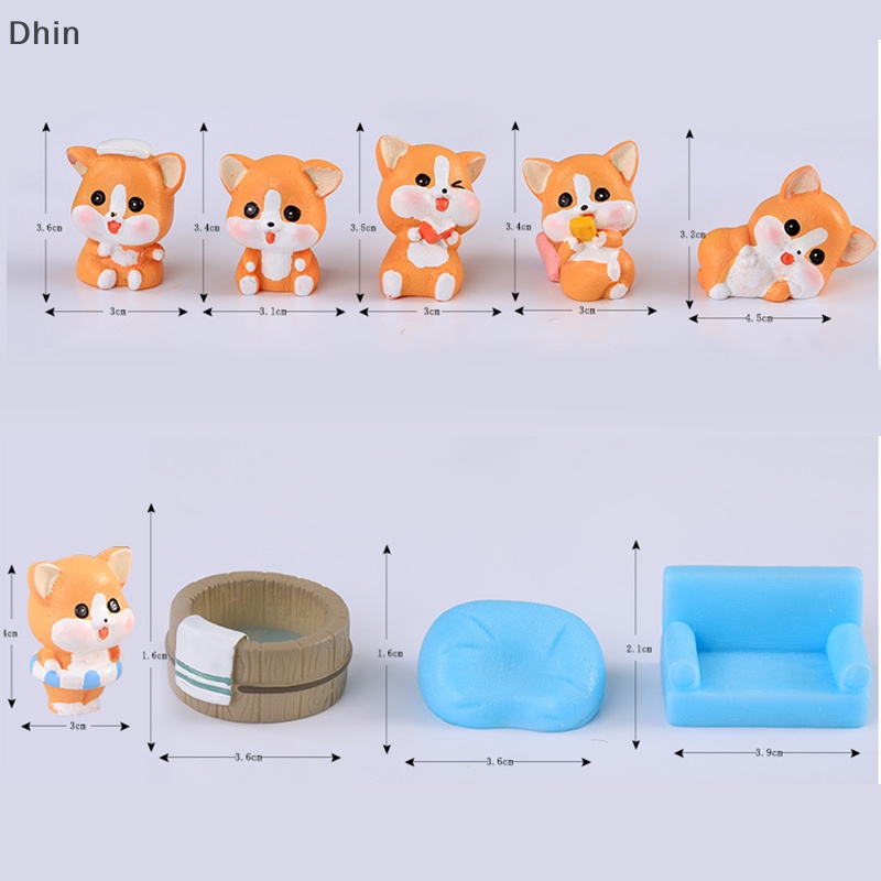 Mô Hình Chú Chó Mini Dễ Thương Dùng Trang Trí Tiểu Cảnh diy | Shopee ...