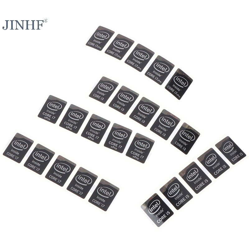 Set 5 sticker logo 4th intel core i3 i5 i7 Dán Trang Trí Máy Tính ...