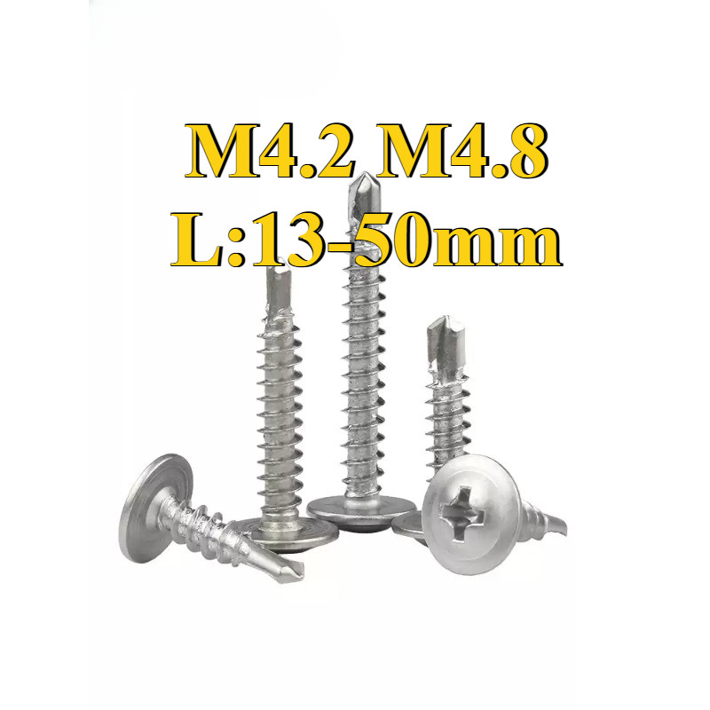 Vít tự khoan inox 304 xanh đầu lồi (đầu dù) M4.2 / M4.8 (FGH-RM-VN-1) | Shopee Việt Nam