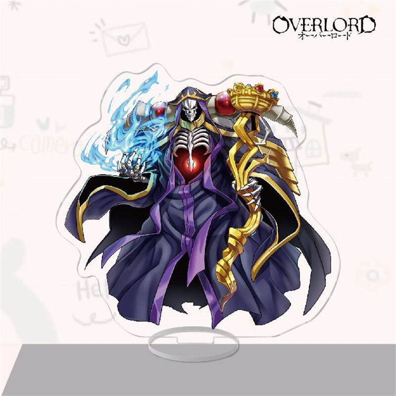 Mô hình Standee Anime Overlord Figure Ainz Ooal Gown Cosplay Acrylic ...