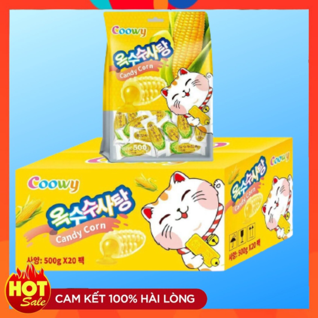 1 Gói 500g Kẹo dẻo Ngô nhân chảy trong suốt thương hiệu COOWY Đài Loan ...