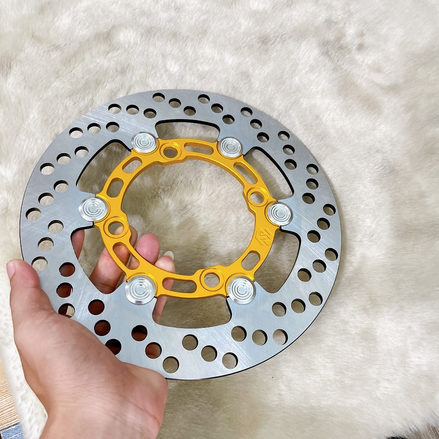 Đĩa TBT gắn sau EX135 lòng 4 lỗ, size đĩa 220mm_Đĩa khoeen salaya inox ...