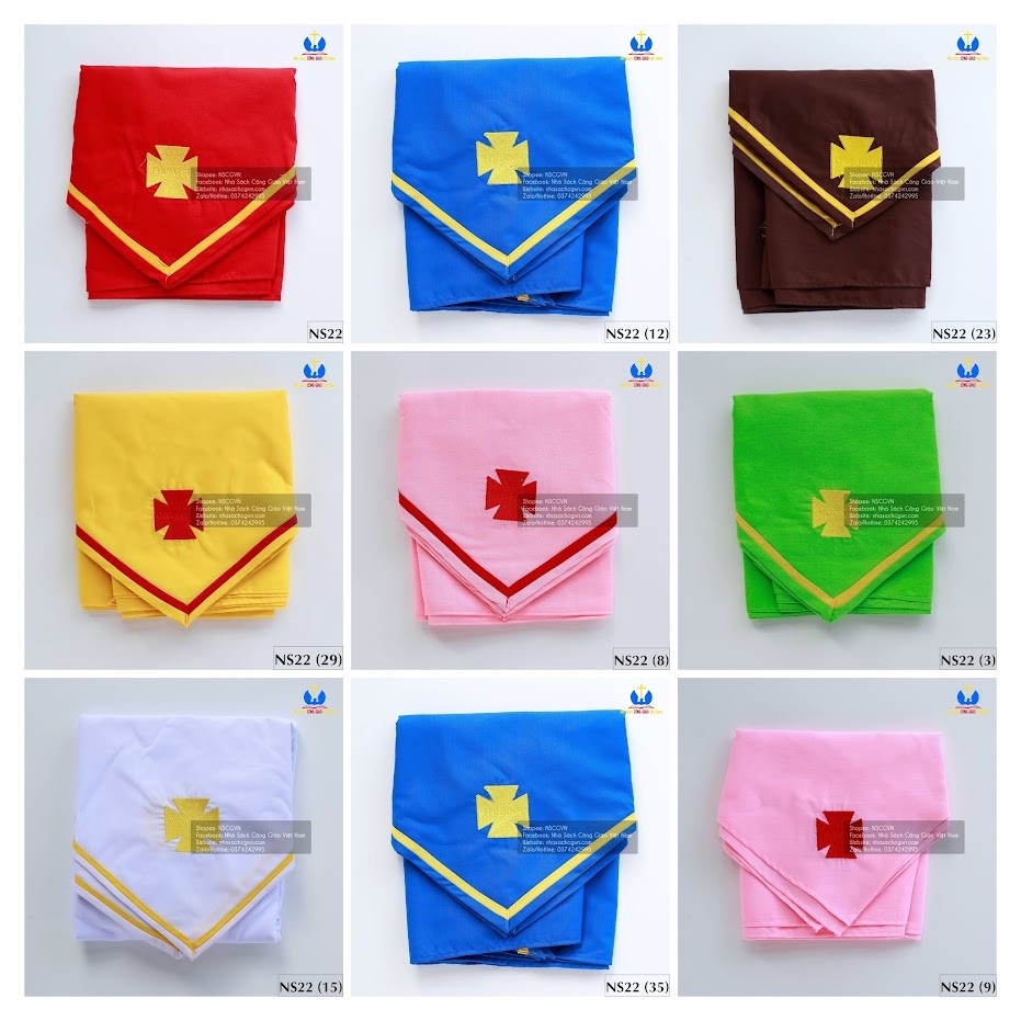 Khăn quàng Đồng Phục Huynh Trưởng, Thiếu Nhi Thánh Thể TNTT Việt Nam đủ ...